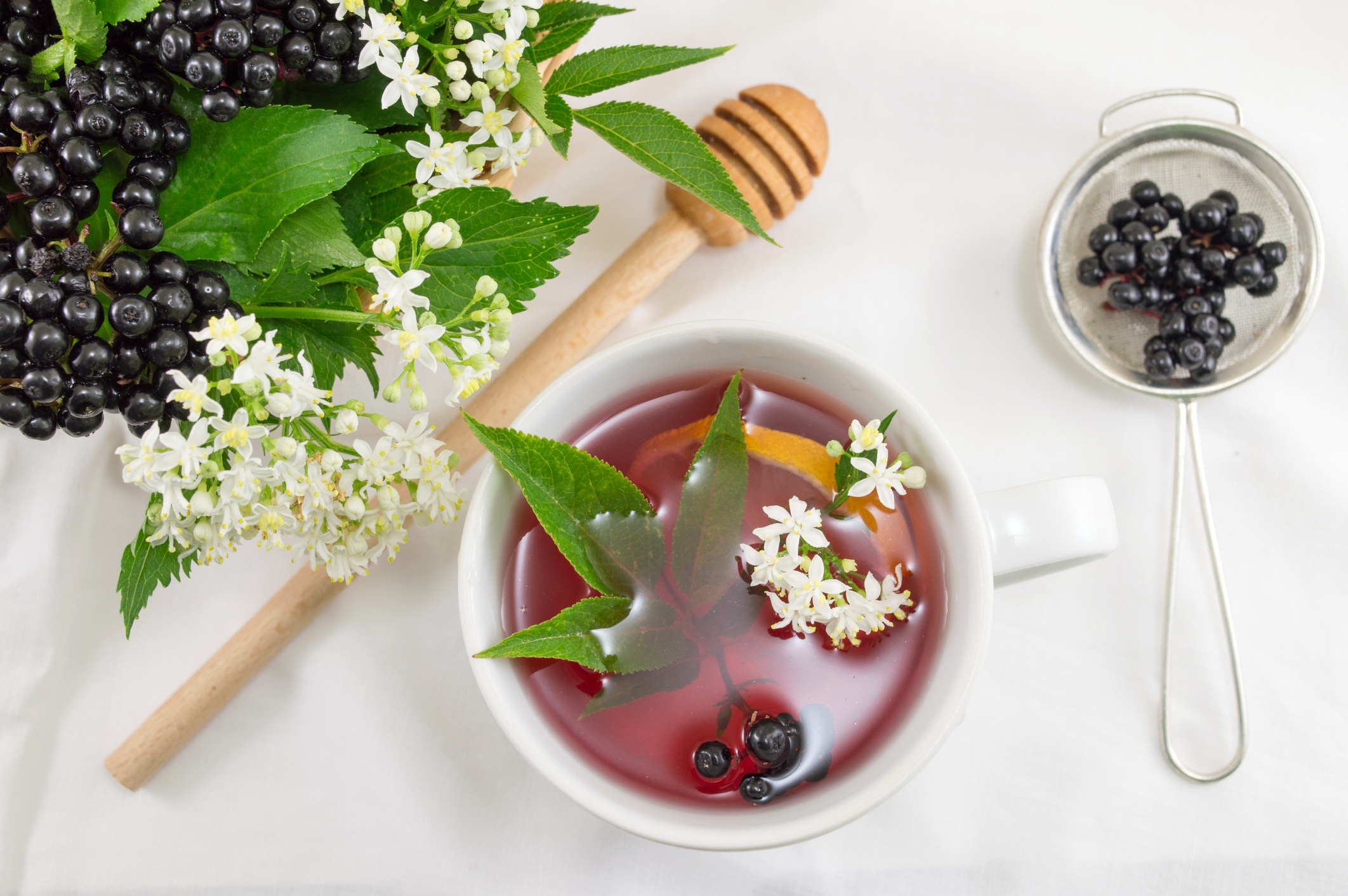 ELDERBERRY TEA RECIPE: EASY | The Good Old Way